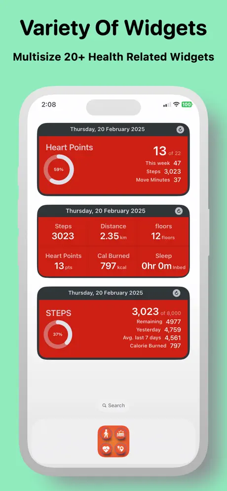 精美 Widget 呈現你的健康數據 原價 US $39.99《Activity Tracker》終生版限時免費 - 流動日報