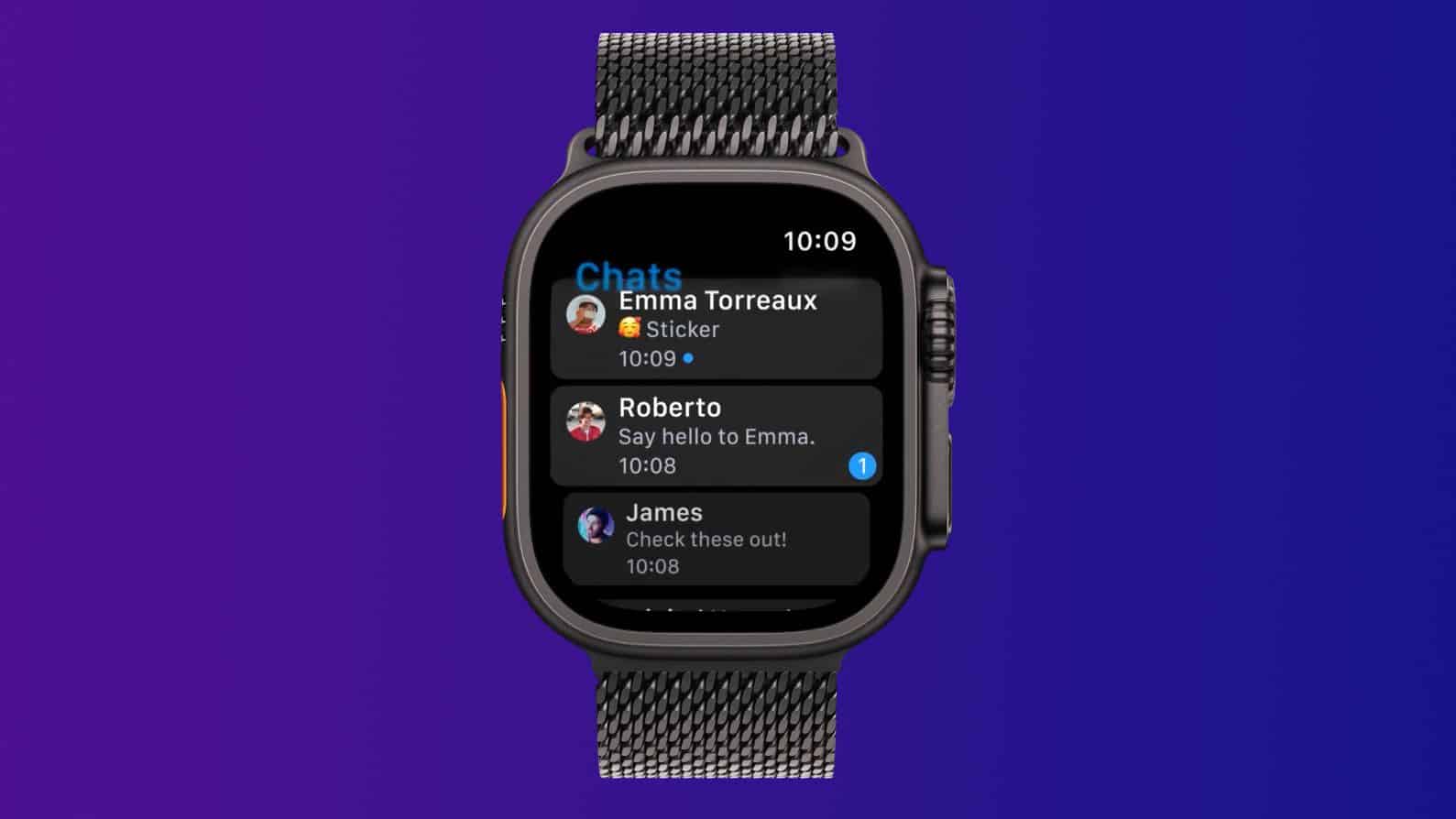 Telegram 推出原生 Apple Watch 應用 支援訊息回覆與貼圖分享 - 流動日報